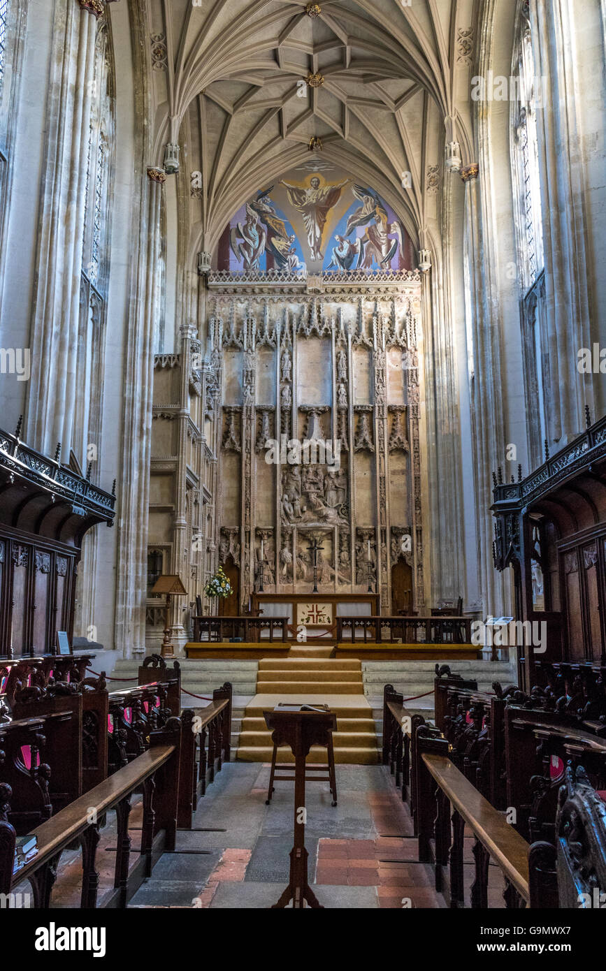 Christchurch priory interior hi-res stock photography and images - Alamy
