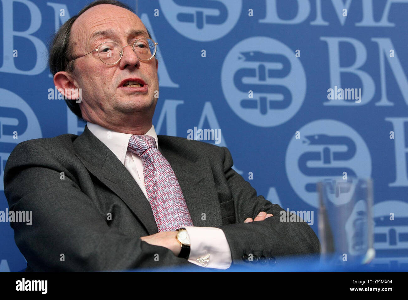 The Chairman of the British Medical Association (BMA) James Johnson ...