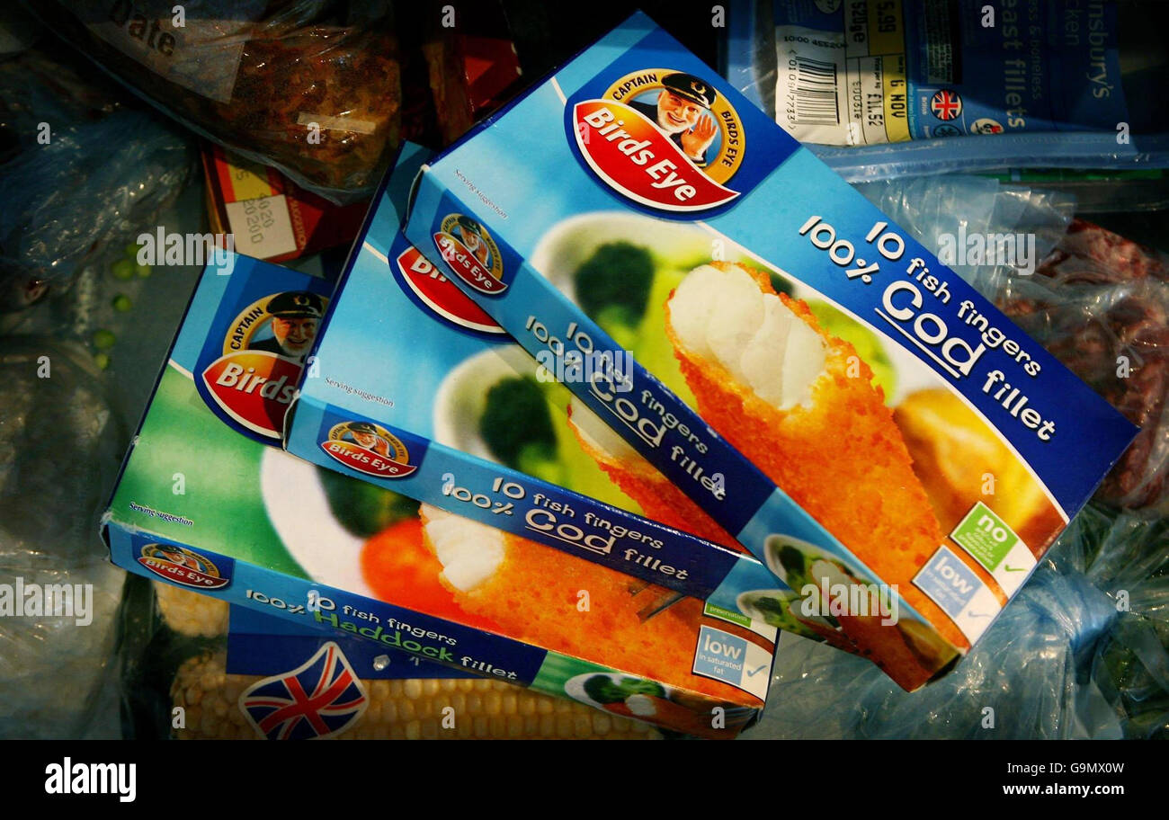 Fish fingers birdseye hi-res stock photography and images - Alamy