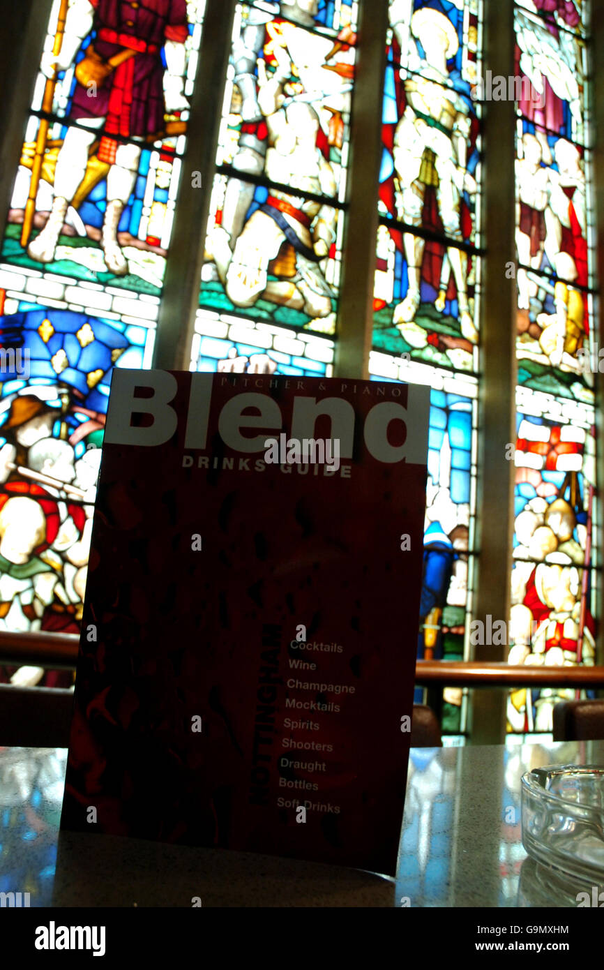 A former church which has been converted into the Pitcher and Piano pub ...