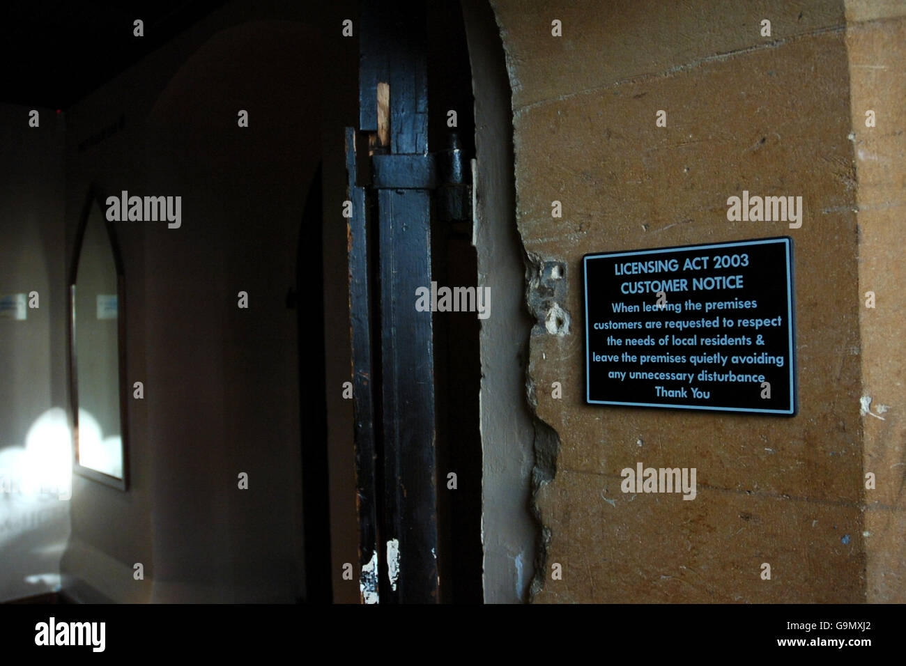 Church been converted into pitcher piano pub in nottingham hi-res stock ...