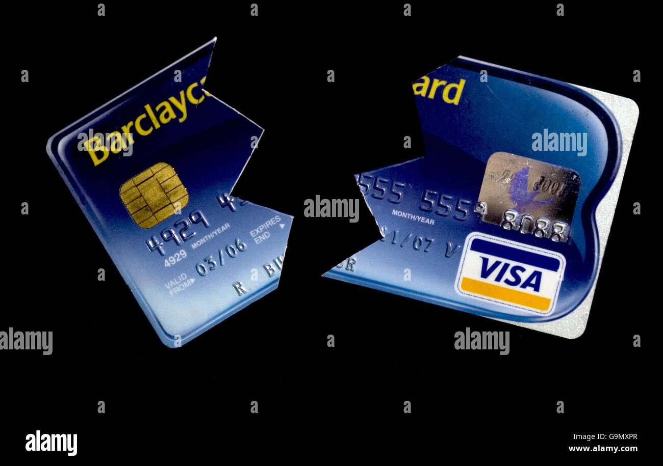 Barclaycard visa credit card hi-res stock photography and images - Alamy