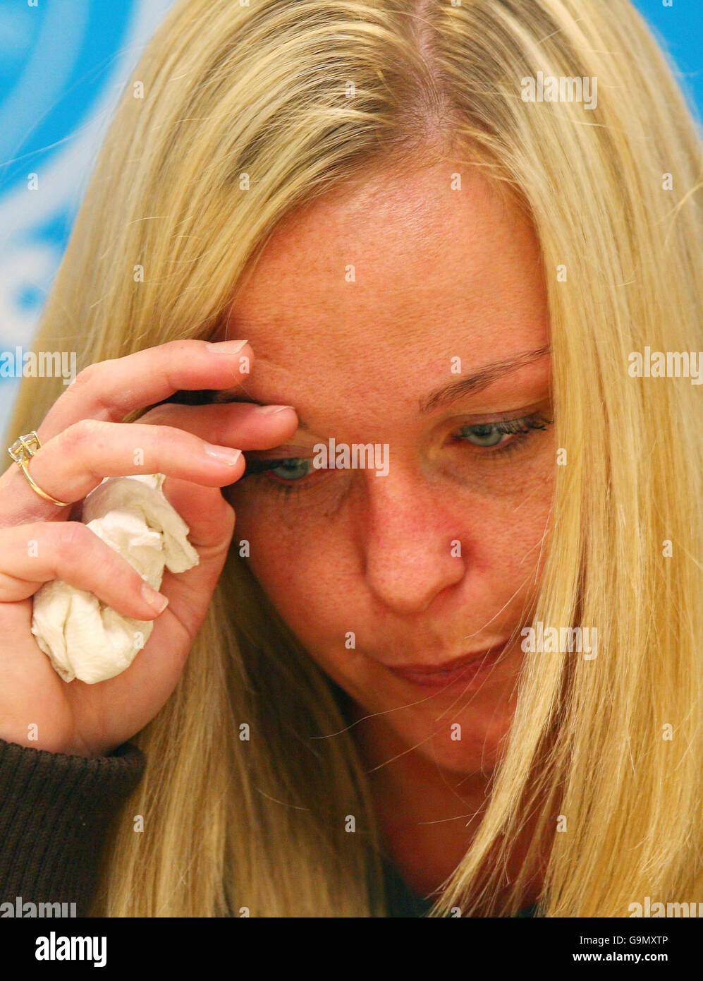 Emma Bonner appeals for information at a news conference in Eastbourne ...