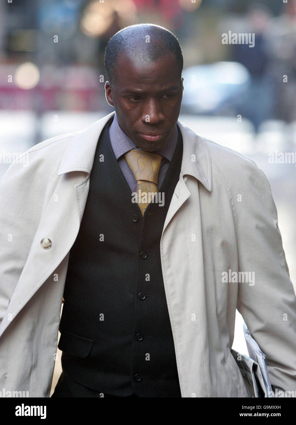 Gene morrison arrives minshull street crown court hi-res stock ...