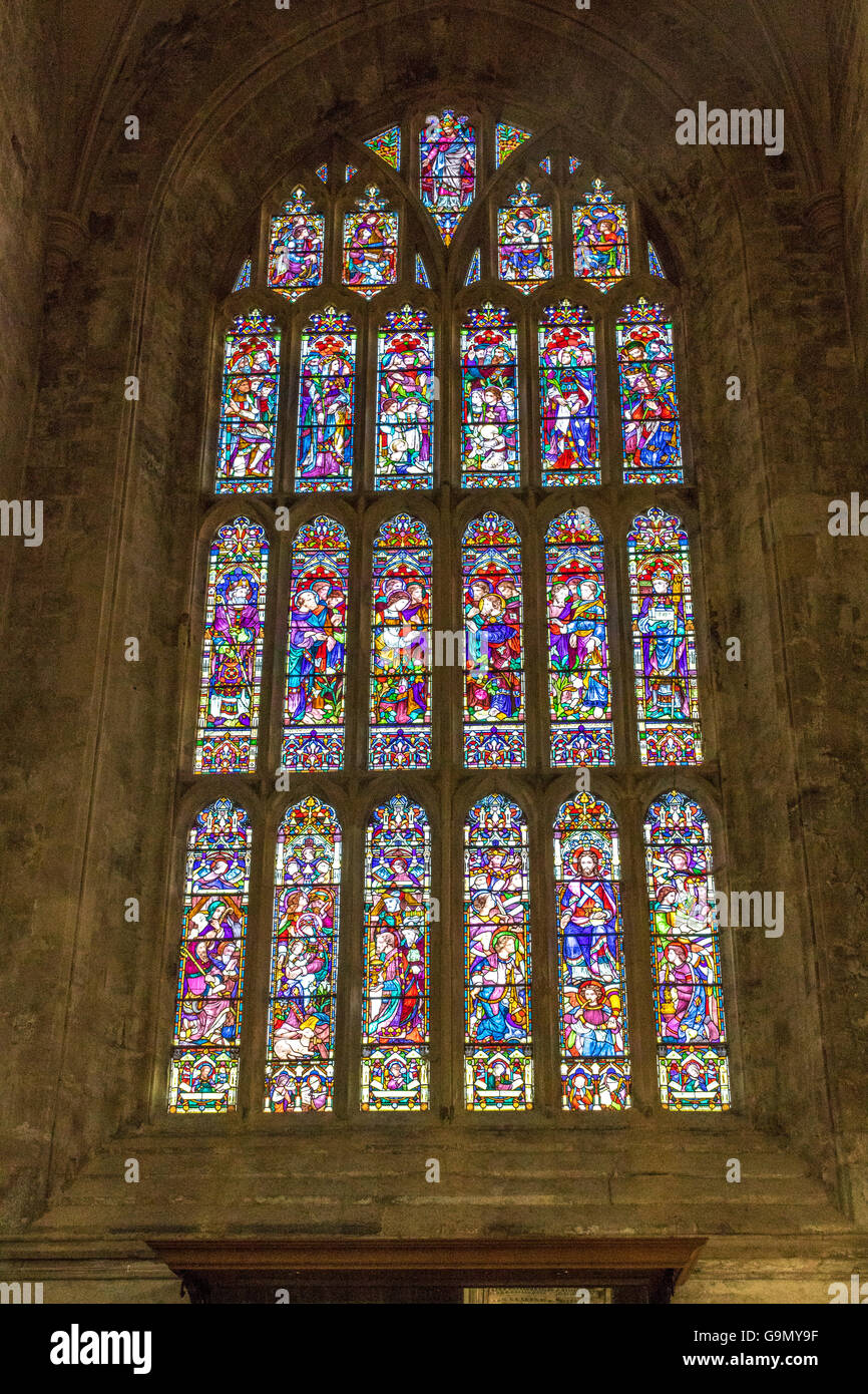 England Dorset Christchurch The priory interior Adrian Baker Stock ...
