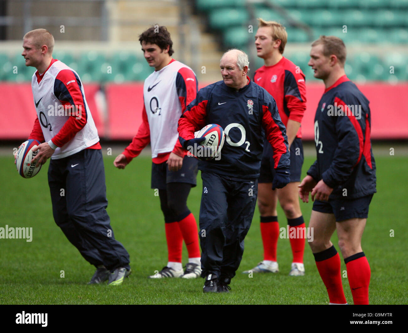 Rugby Union - England Open Training - Twickenham Stadium. England coach ...