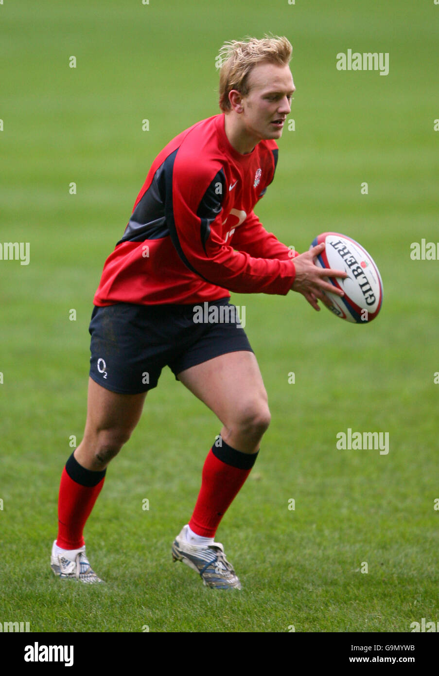 Rugby union england open training twickenham stadium hi-res stock ...