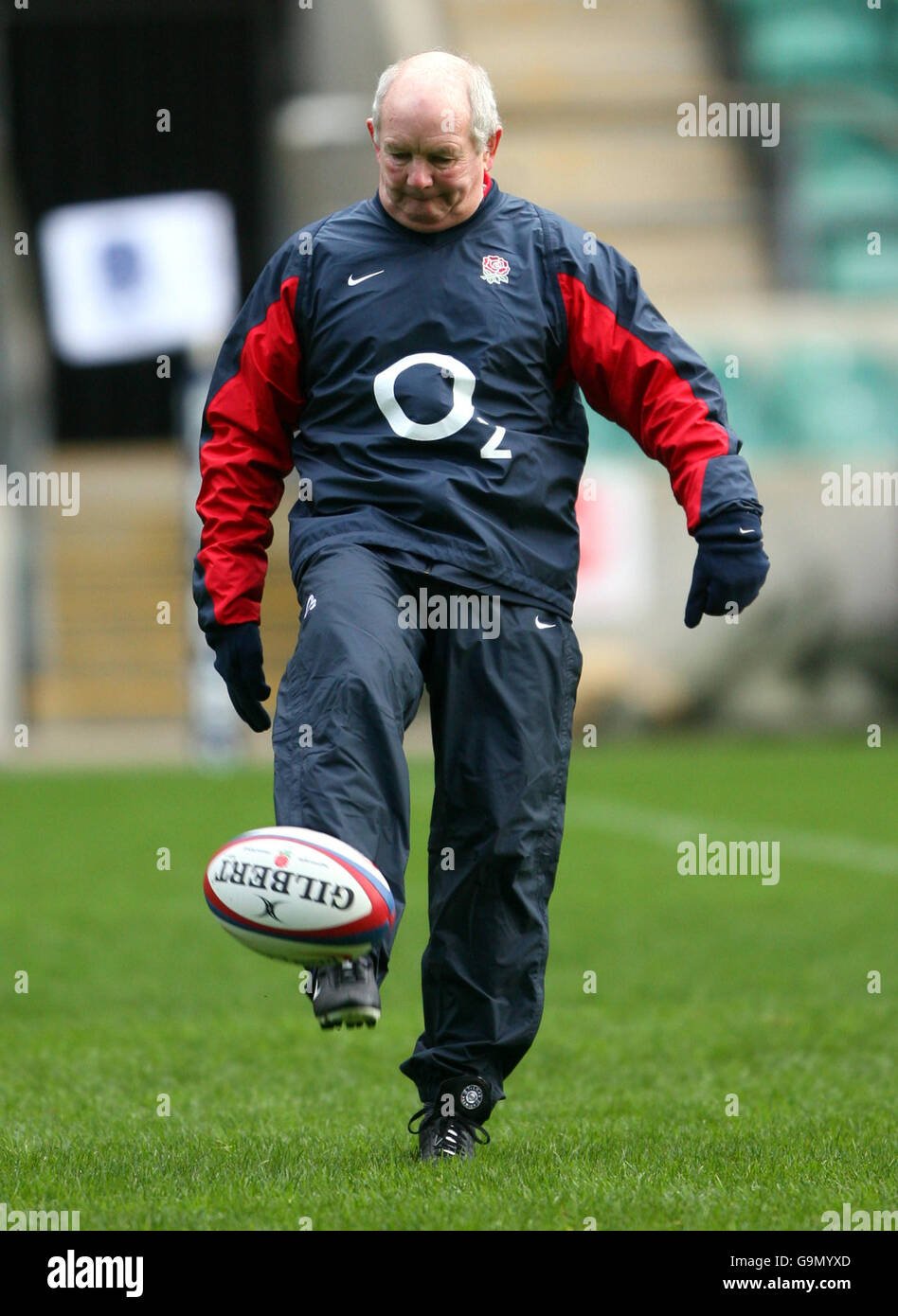 Rugby Union - England Open Training - Twickenham Stadium. Brian Ashton ...
