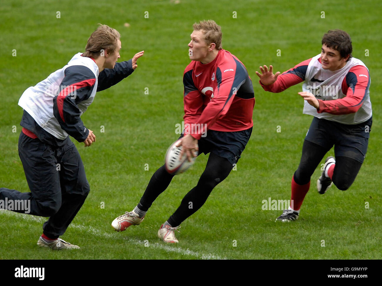 Rugby Union - England Open Training - Twickenham Stadium Stock Photo ...
