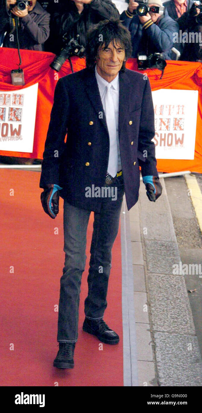Ron Wood arrives for the South Bank Show Awards at the Savoy Hotel in ...