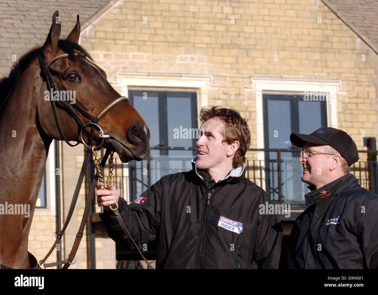 Black Jack Ketchum with jockey Tony McCoy (left) and trainer Jonjo O ...