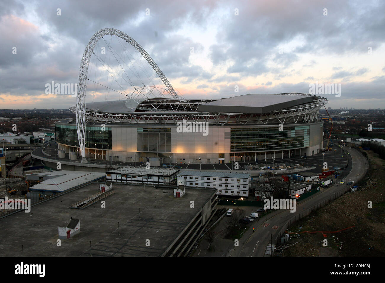 Soccer - Wembley Stadium. General view of Wembley Stadium Stock Photo ...
