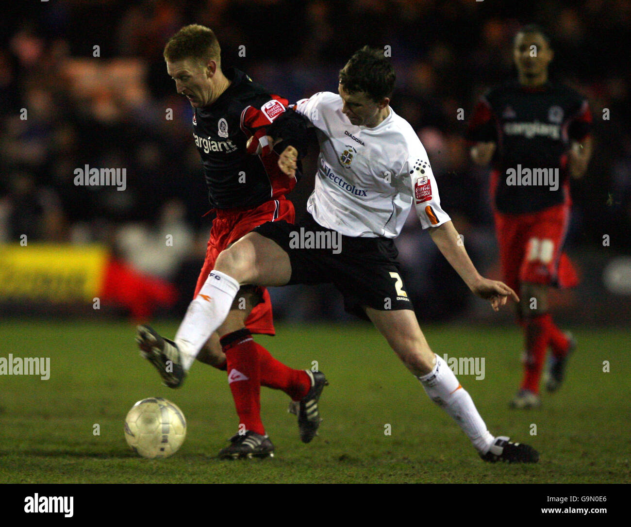Luton towns kevin foley and queens park rangers steve lomas hi-res ...