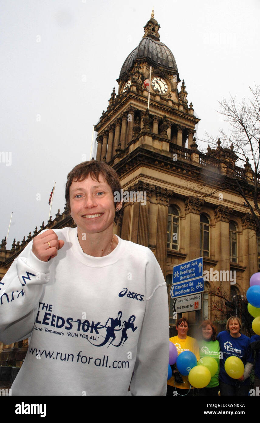 Jane Tomlinson launches 'Run For All' Stock Photo - Alamy