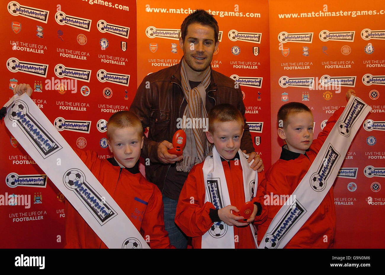 Jamie Redknapp and the triplet toy test team unveil the new Matchmaster ...
