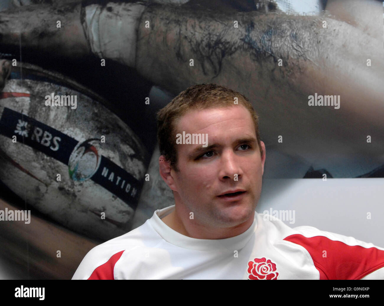 England captain Phil Vickery during the launch of the RBS 6 Nations at ...