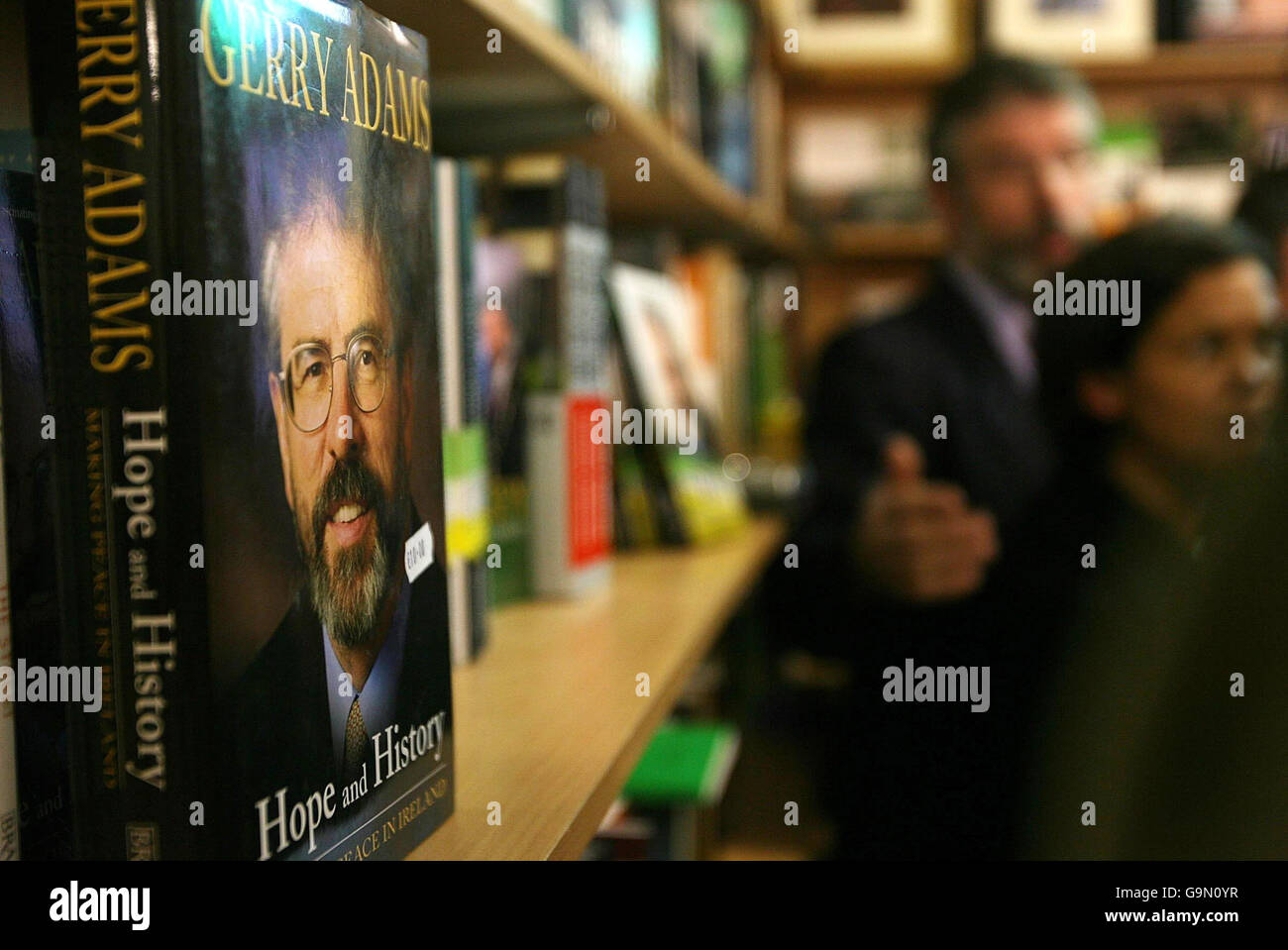 Gerry Adams' autobiography in the Sinn Fein shop on Parnell Square in ...