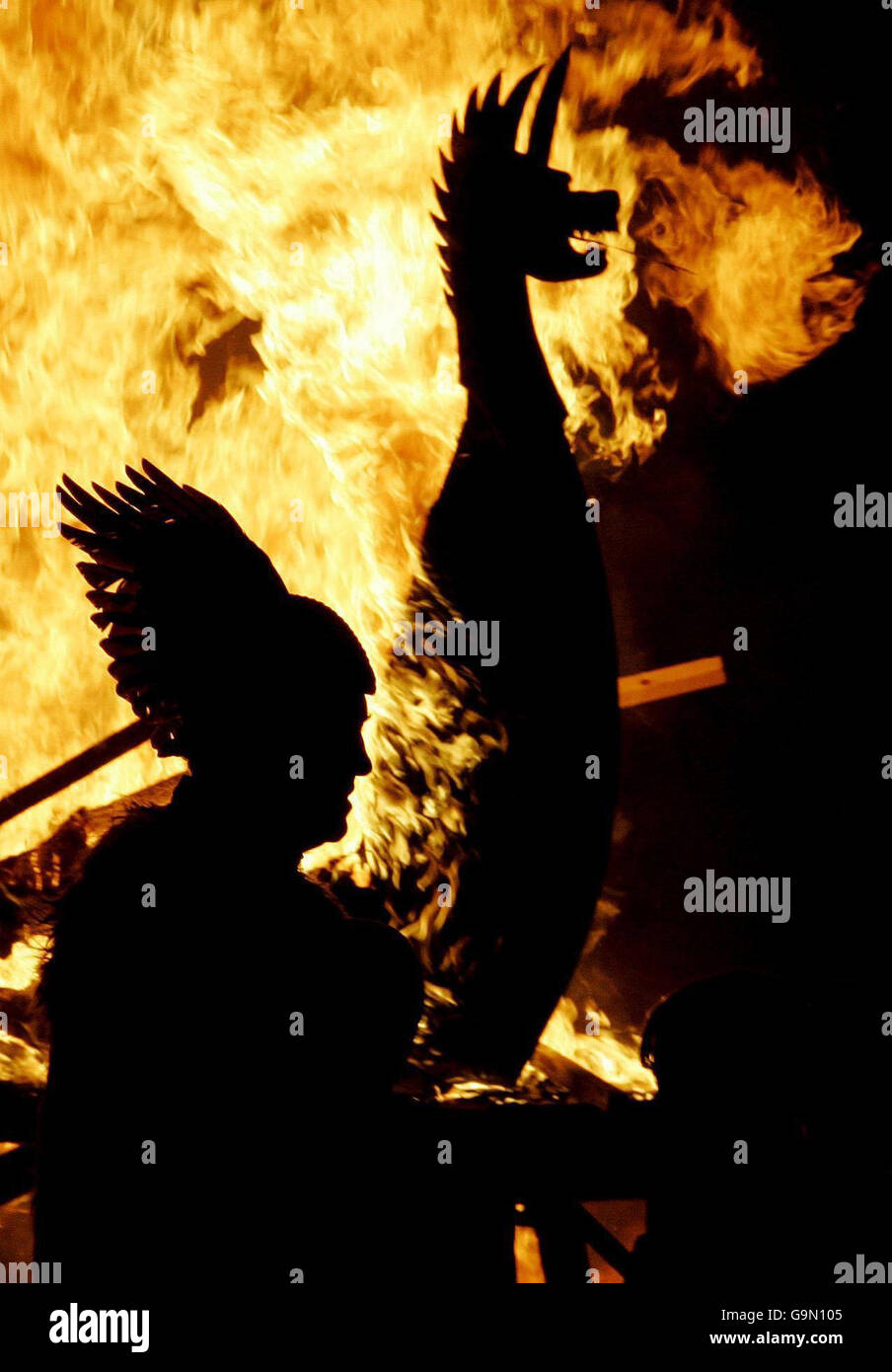 Shetland fire festival Stock Photo - Alamy