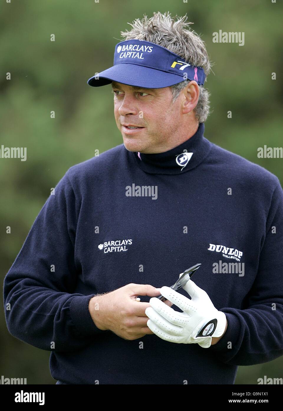 Northern Ireland's Darren Clarke during a practice session at ...