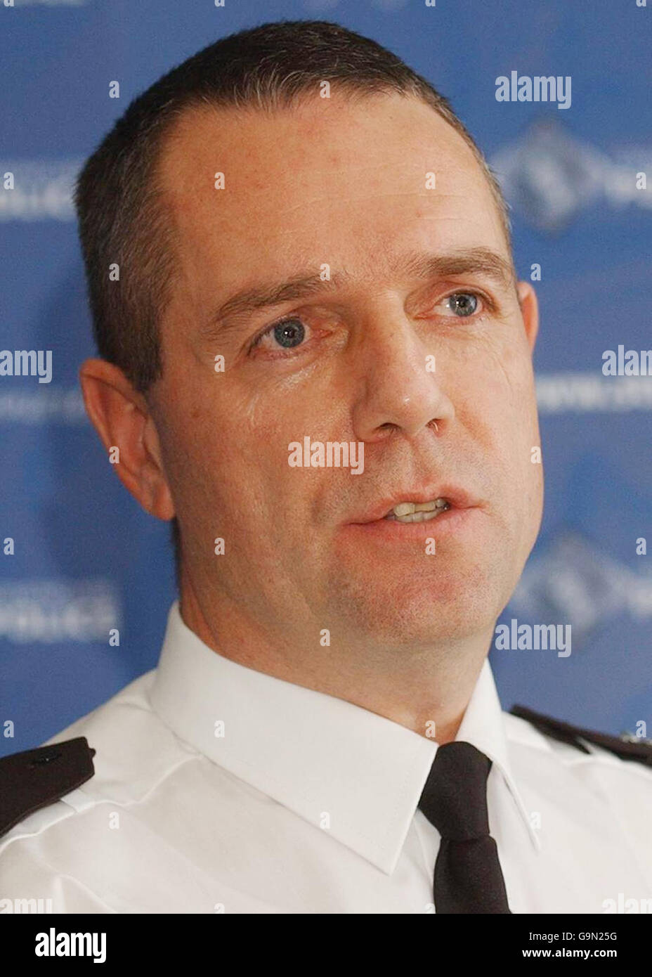 Police press conference on Glasgow triple shooting Stock Photo - Alamy