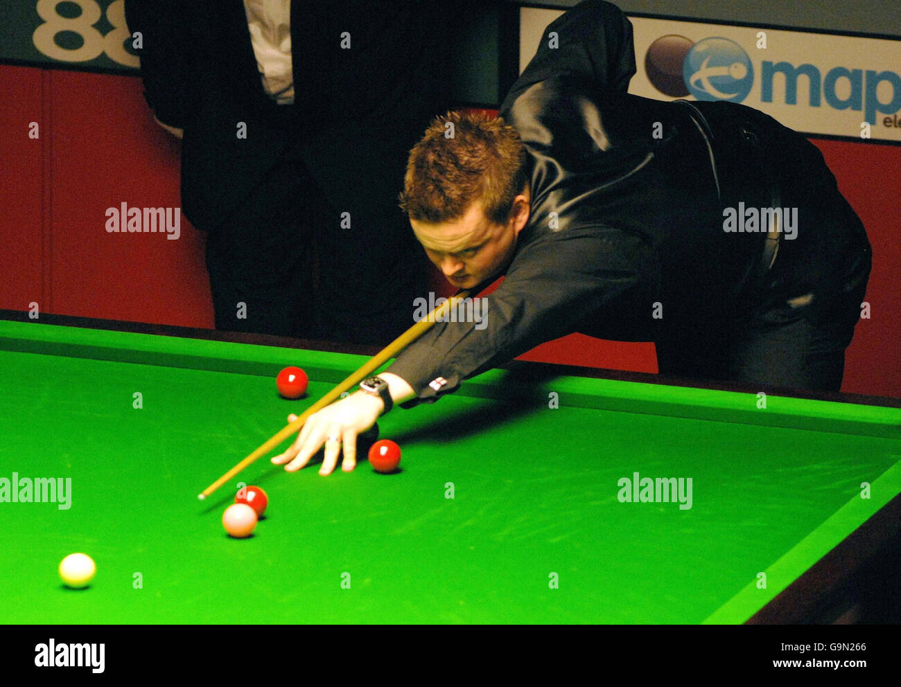 Shaun Murphy in action during his match against Alan McManus during the ...