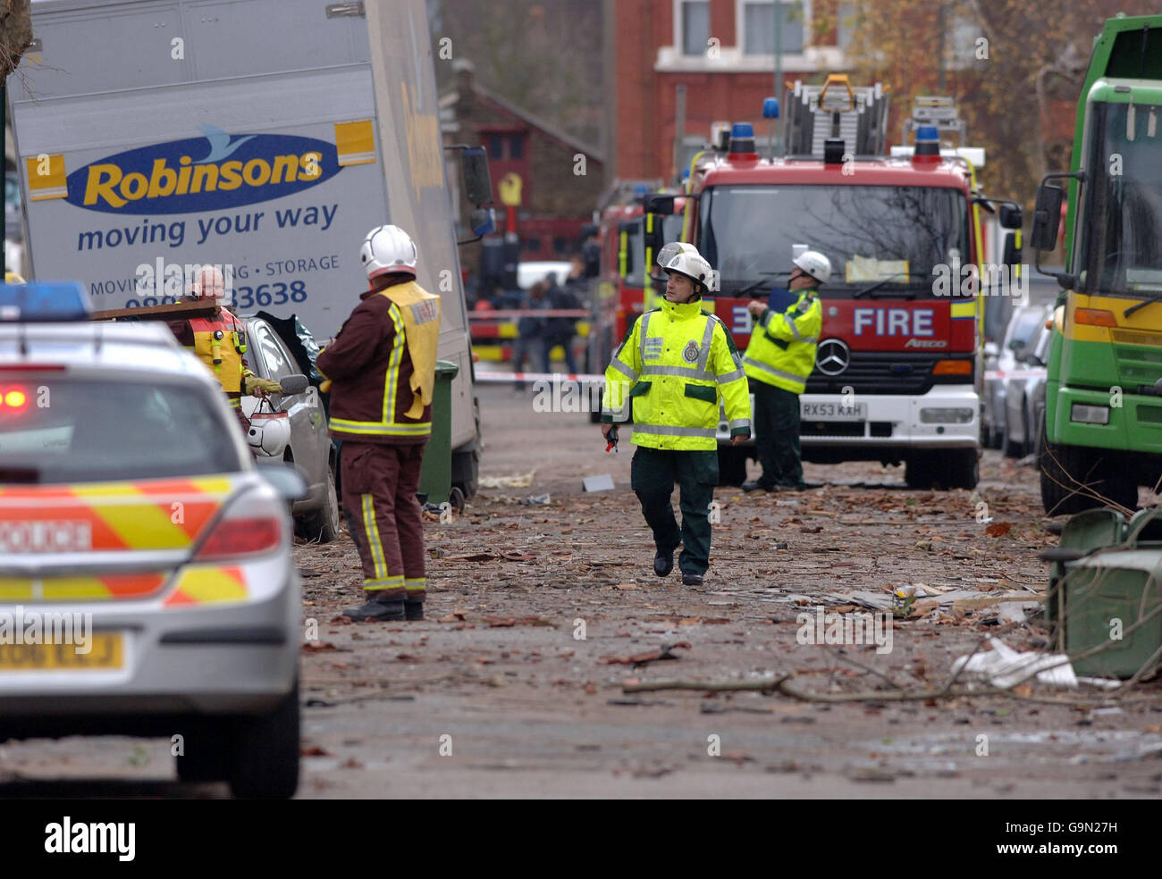 Tornado hits north west london hi-res stock photography and images - Alamy