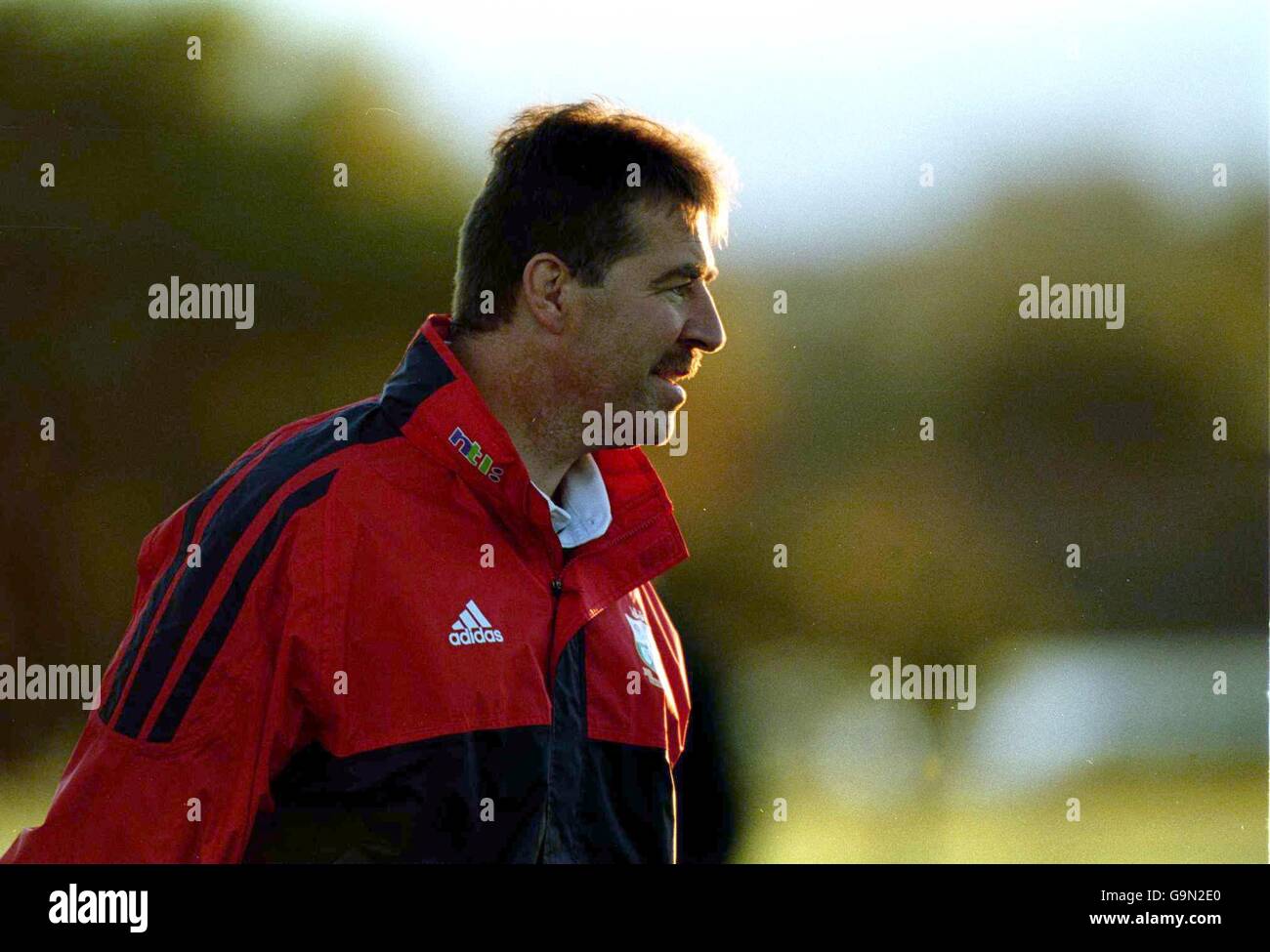 British Lions Tour 2001 - Training in Perth. British Lions manager ...