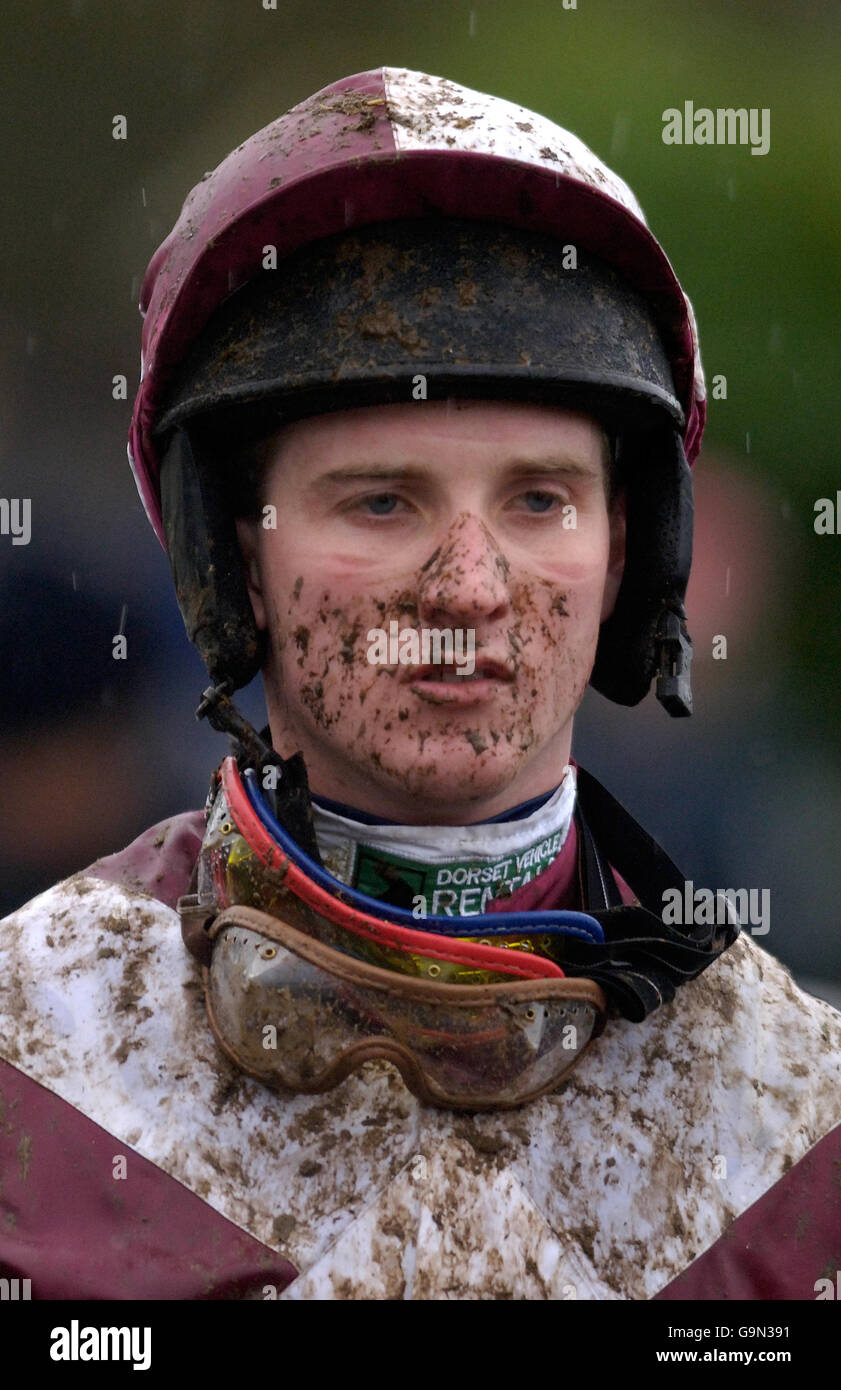 Horse Racing - Plumpton Races. Jockey Neil Mulholland at Plumpton Races ...