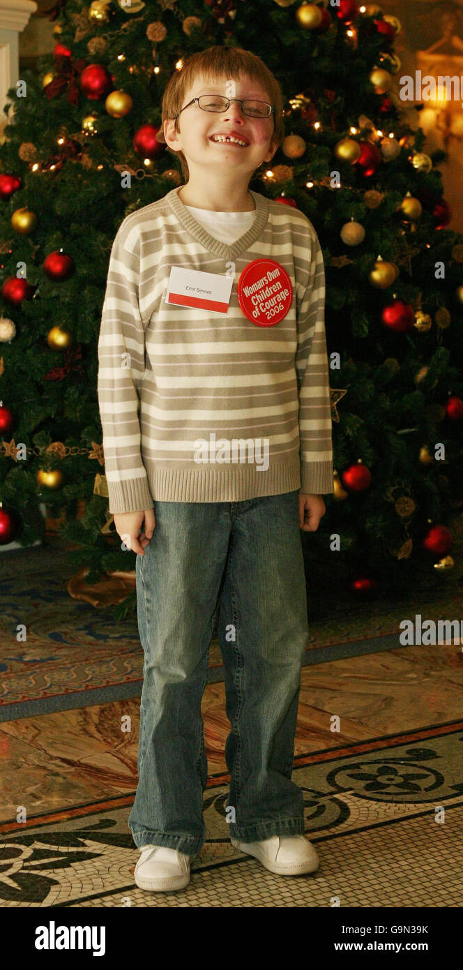 Elliot Bennett, seven, from Aldridge, West Midlands one of the Woman's ...