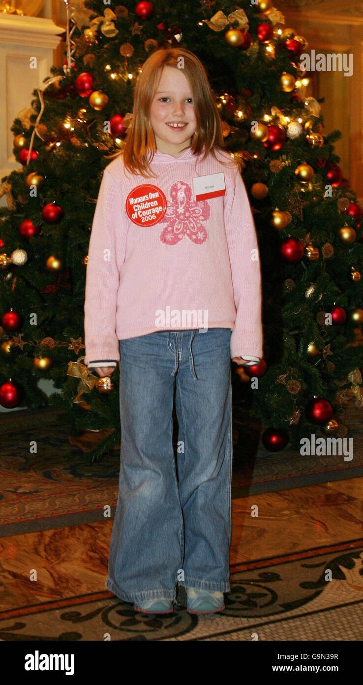 Milly Bell, eight, from Exeter, Devon one of the Woman's Own Children ...