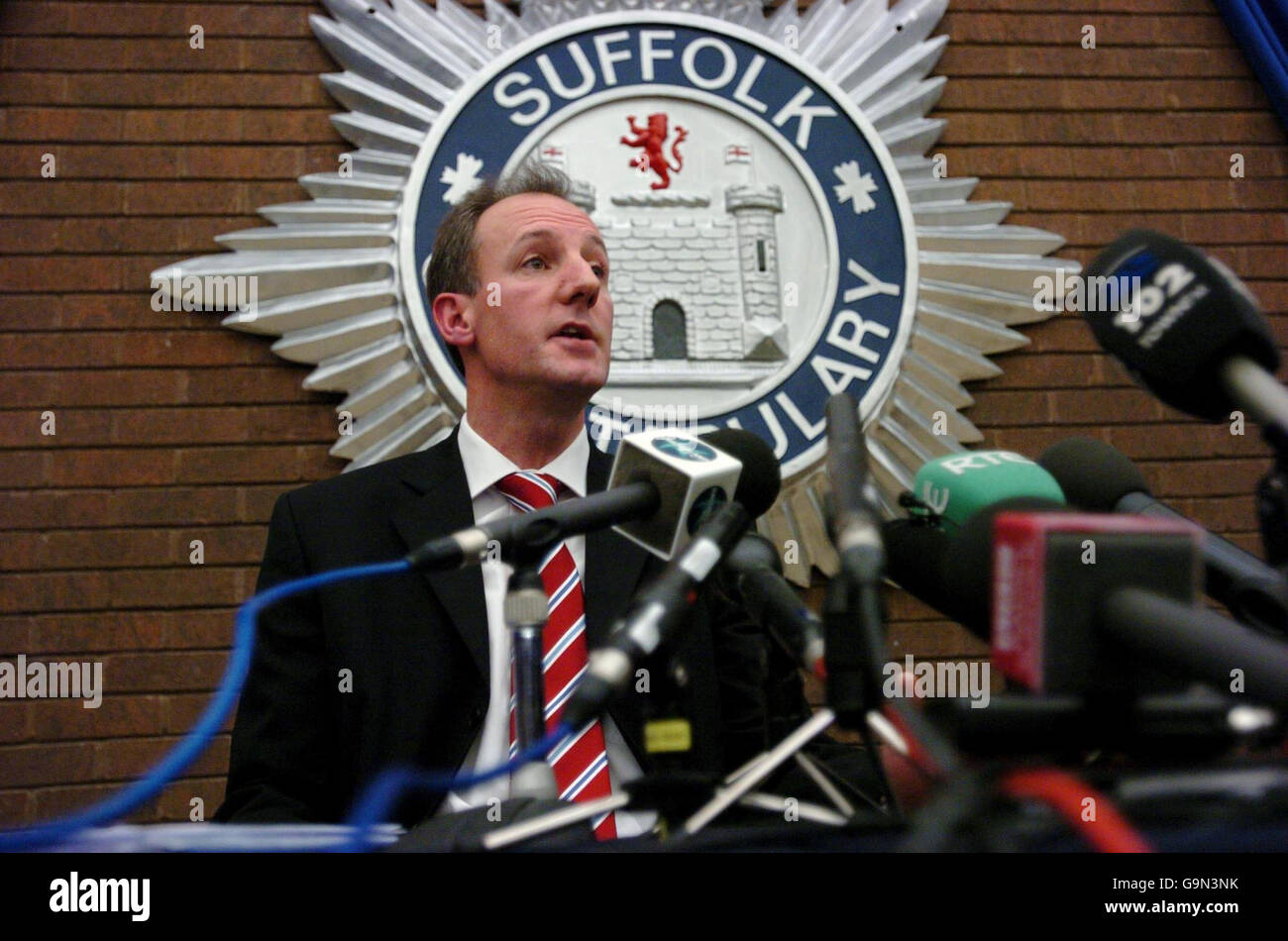 Prostitute killings. Senior Suffolk Detective Chief Superintendent ...