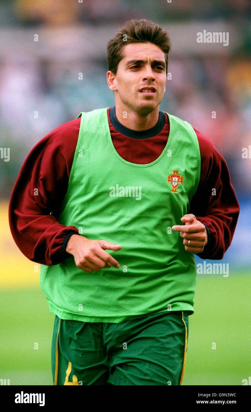 Soccer world cup 2002 qualifier group two ireland v portugal hi-res ...