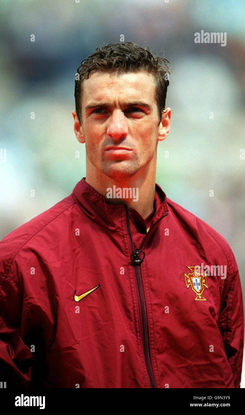 Soccer world cup 2002 qualifier group two ireland v portugal hi-res ...