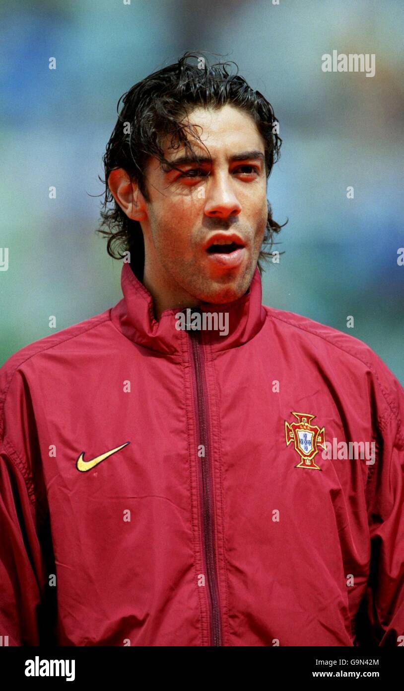 Soccer world cup 2002 qualifier group two ireland v portugal hi-res ...