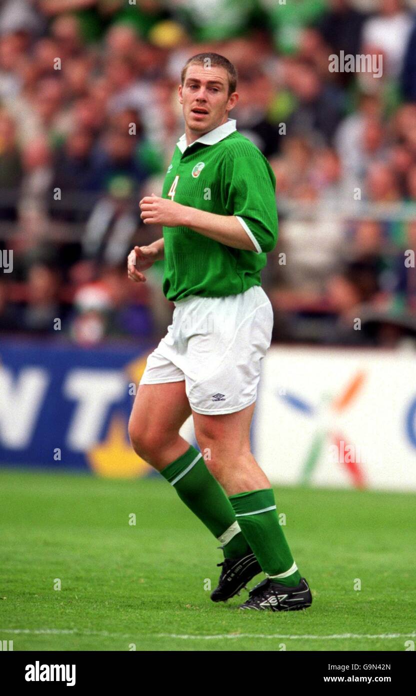 Soccer world cup 2002 qualifier group two ireland v portugal hi-res ...