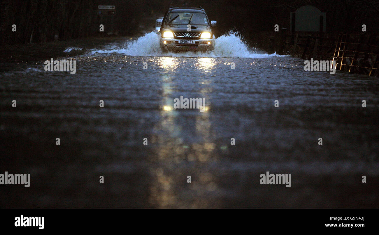 Severe weather in Scotland Stock Photo - Alamy