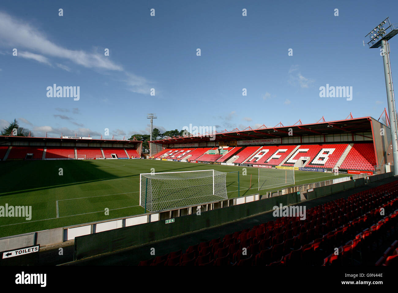 Soccer general view of dean court ground hi-res stock photography and ...