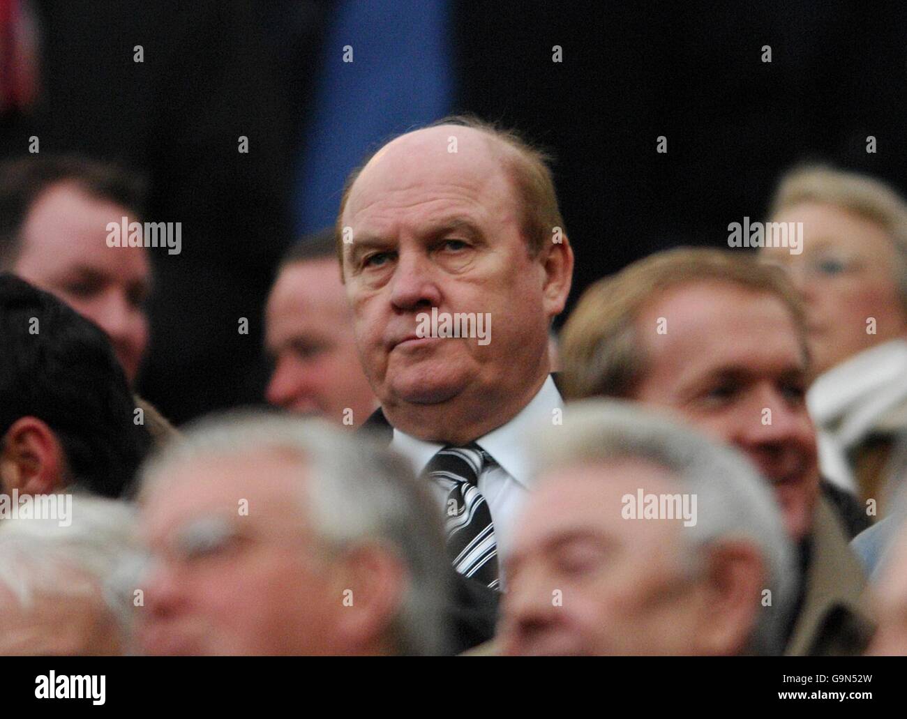 Newcastle chairman freddy shepherd arrives at the match hi-res stock ...
