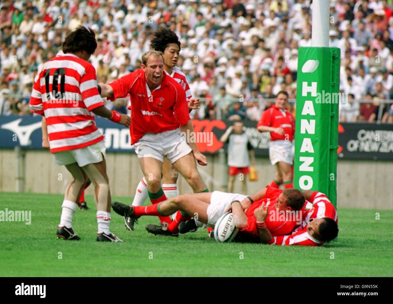 Rugby Union - Japan v Wales - Hanazono Rugby Stadium - Osaka Stock ...
