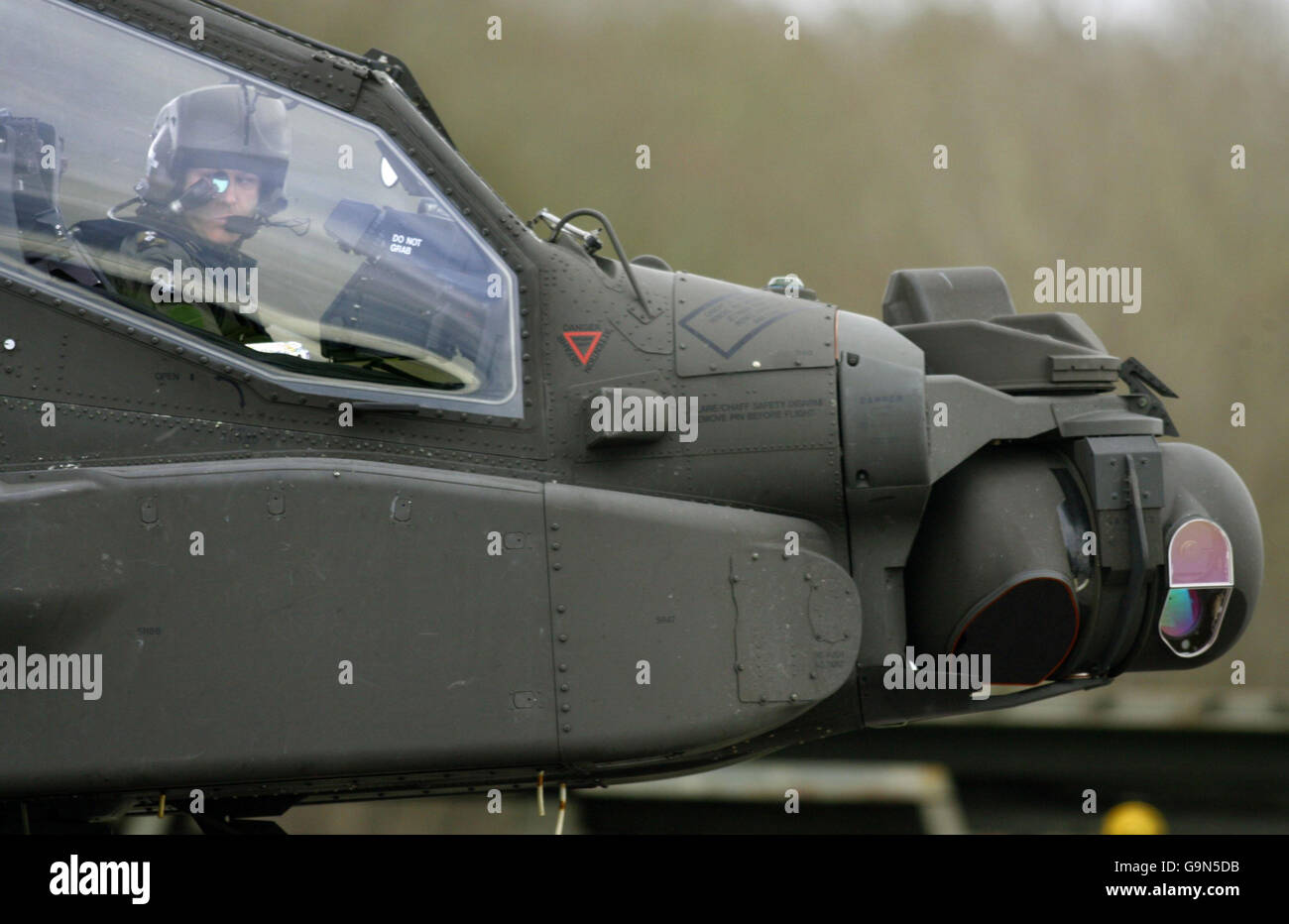 The Army Air Corps hold a capability demonstration of the Apache Attack ...