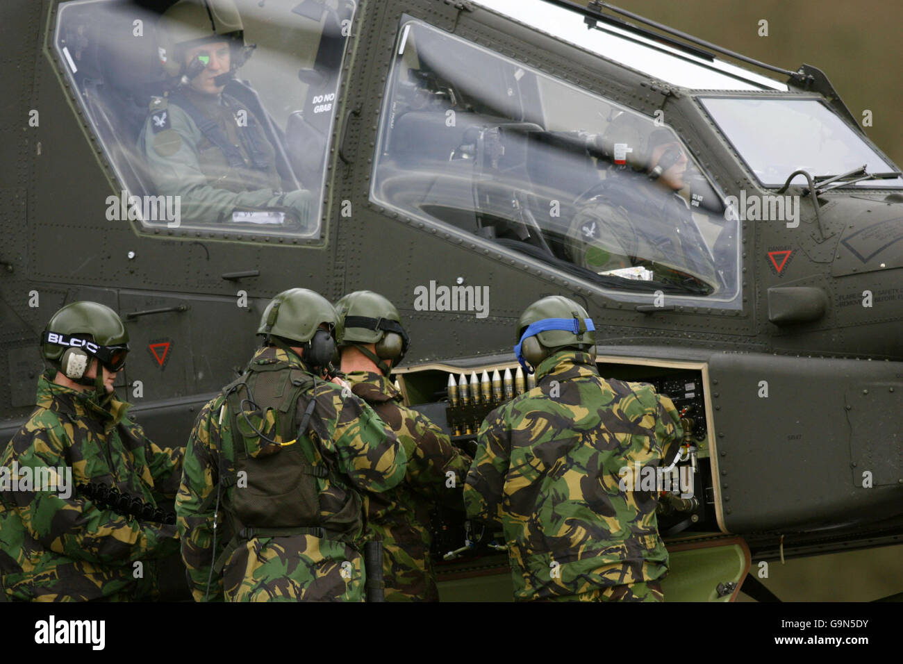 Stock picture of the Army Air Corps loading shells during a capability ...
