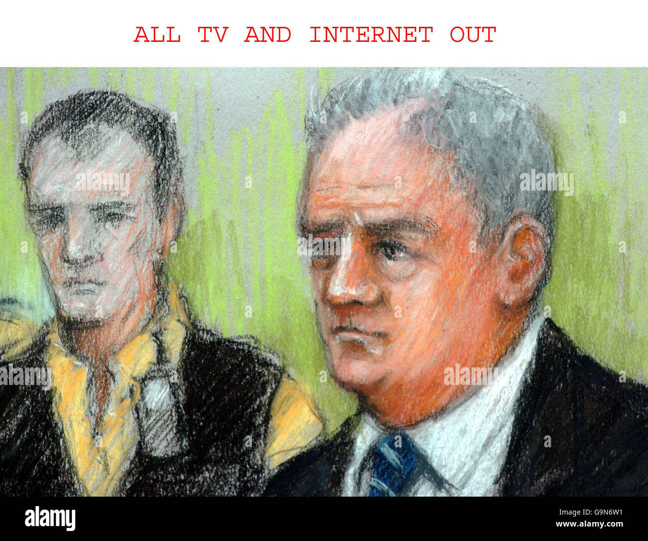 A court artist's impression of 48-year-old Steve Wright appearing at ...