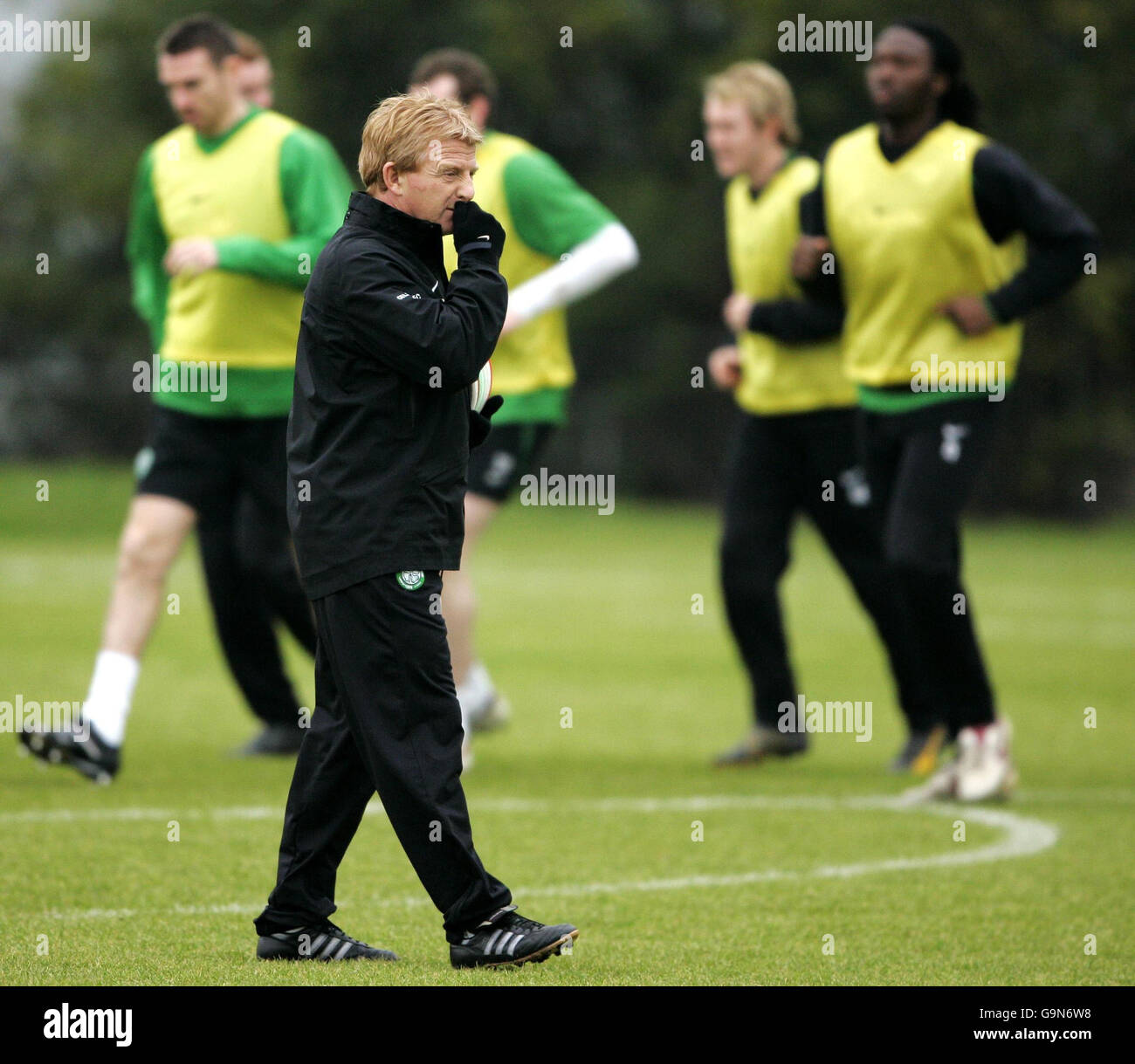 Celtic training barrowfield glasgow hi-res stock photography and images ...