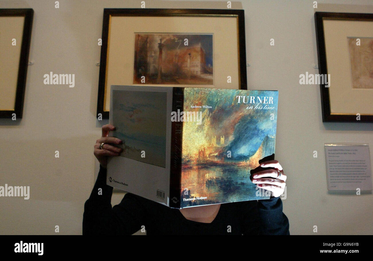 Turner exhibition preview in Edinburgh Stock Photo - Alamy