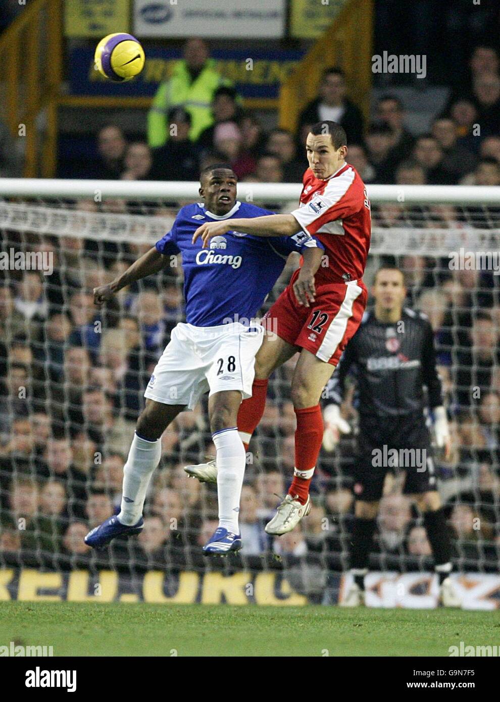 Soccer - FA Barclays Premiership - Everton v Middlesbrough - Goodison ...