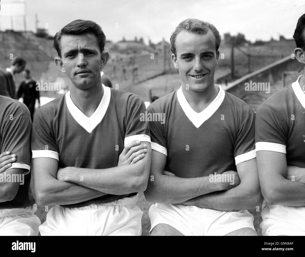 (L-R) Brian Tocknell and Dennis Edwards, Charlton Athletic Stock Photo ...