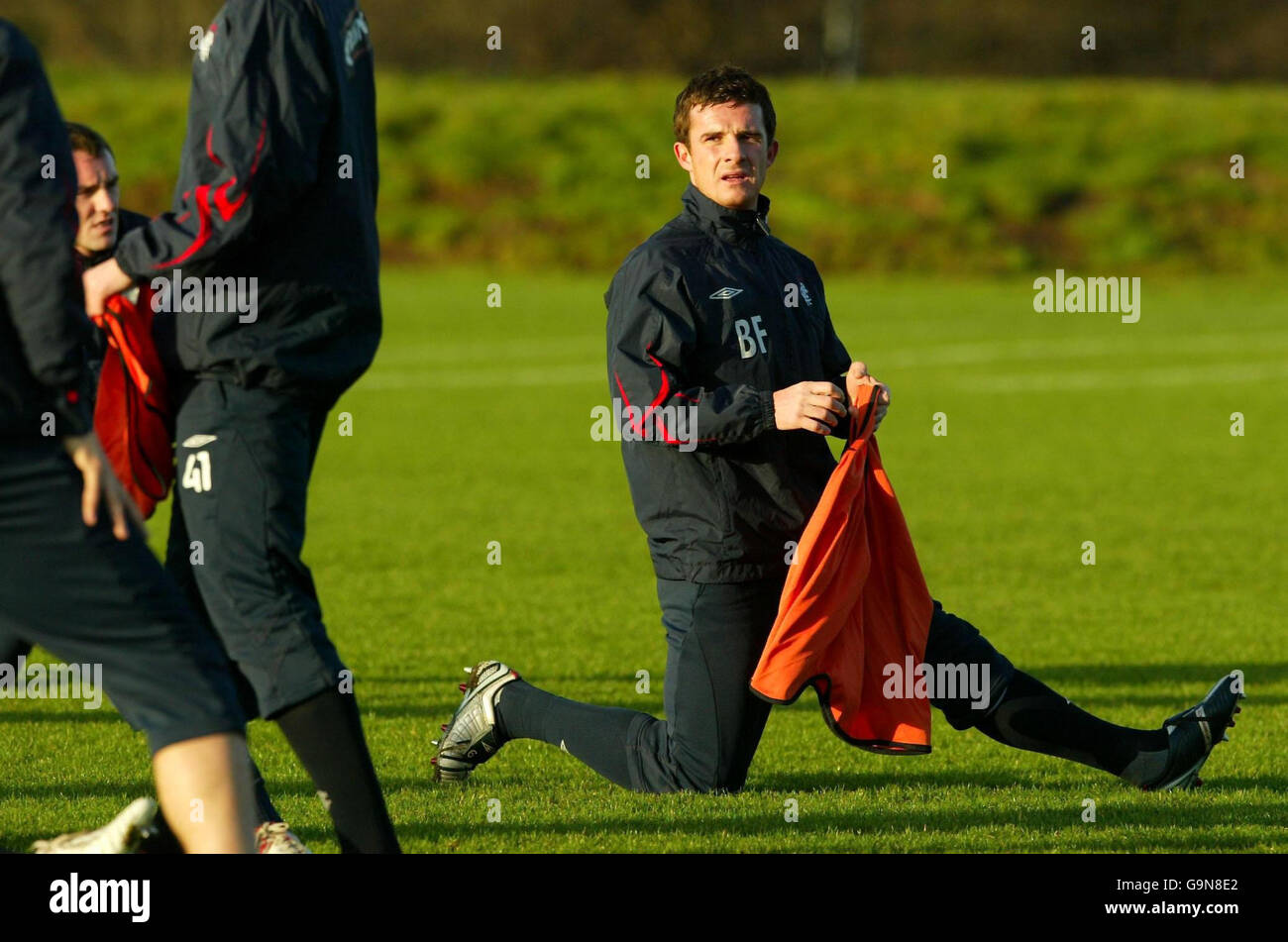 Soccer - Rangers training session - Murray Park Stock Photo - Alamy