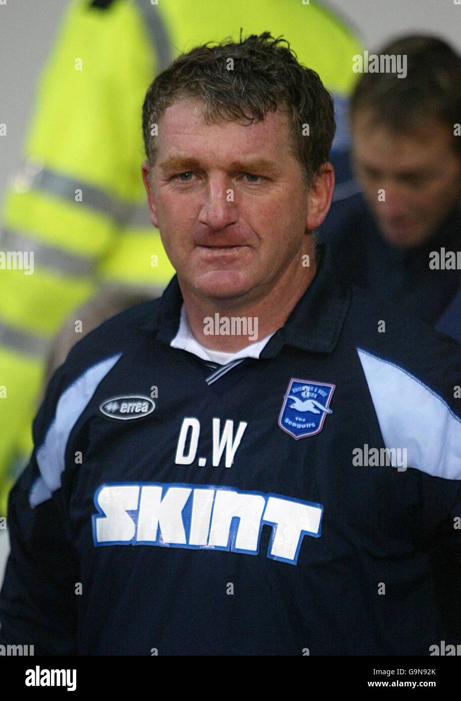 Brighton & Hove Albion's assistant manager Dean white Stock Photo - Alamy