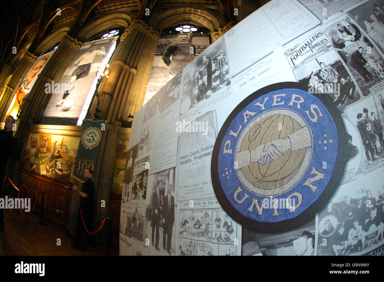 Soccer - PFA Centenary Launch - Manchester Town Hall Stock Photo - Alamy