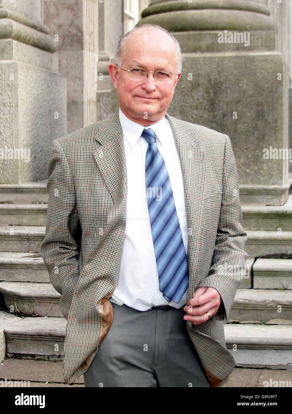 Headmaster James Porter outside Caernarfon Magistrates Court, where he ...